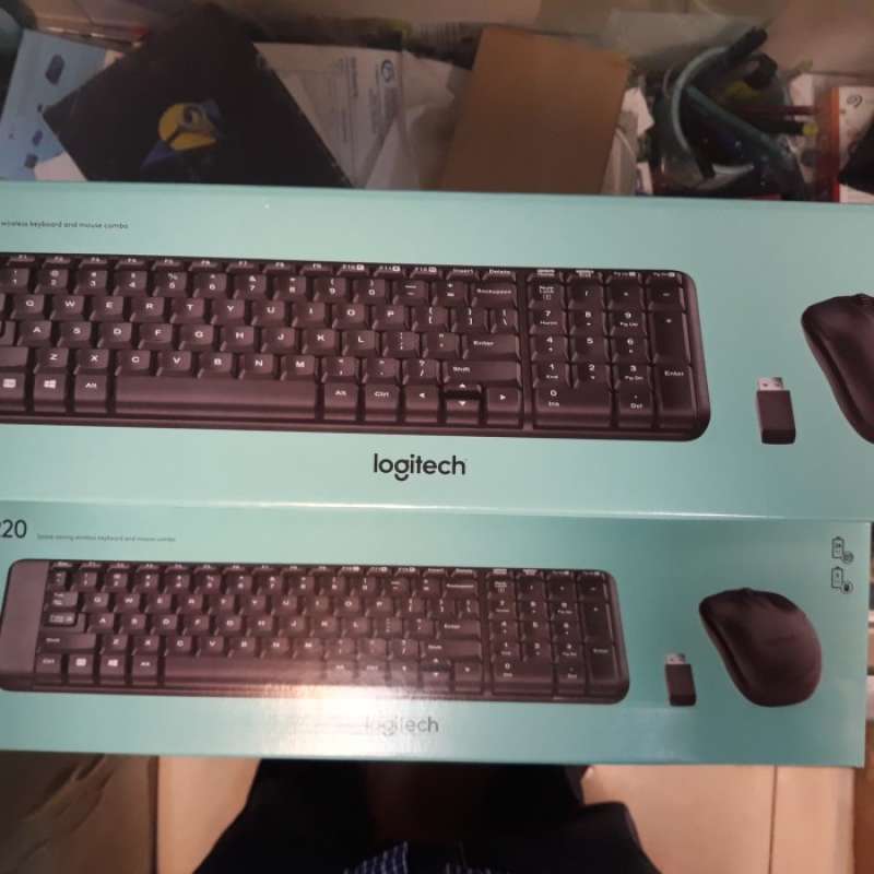 Promo Logitech MK 220 Wireless Combo Keyboard & Mouse - Multicolor ...