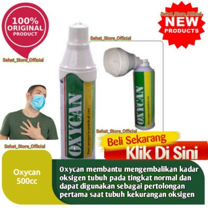 Jual Oksigen Dalam 1 Botol Kemasan Kaleng Isi 500Cc Oxigen Alat Bantu ...