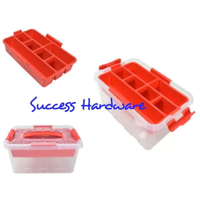 Promo KRISBOW KOTAK PERKAKAS PENYIMPANAN PORTABEL 6 LTR/CONTAINER BOX W ...
