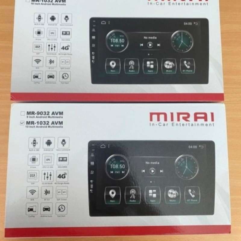Jual Head Unit Android 9 Inch Mirai 9032 Avm Free Camera 360 Universal Di Seller Hrv Online Sby ...