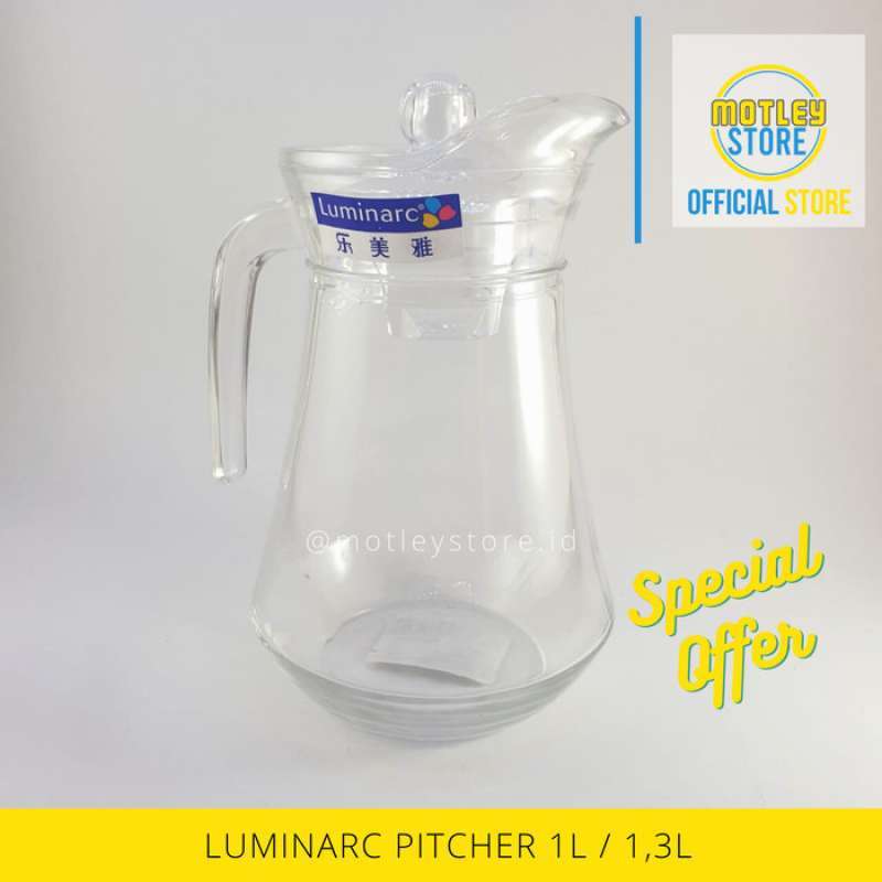Promo Luminarc Pitcher Minuman / Glass Jar / Water Jug Diskon 23% di ...