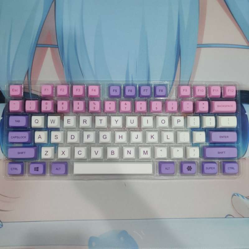 Promo Keycaps Pbt Hana Dye Sub Kt1 Profile Diskon 33% Di Seller ...
