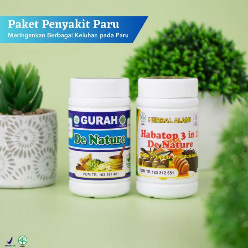 Jual Gurah Habatop 3 in 1 Paket Herbal Obat Radang Paru Paru - Infeksi ...
