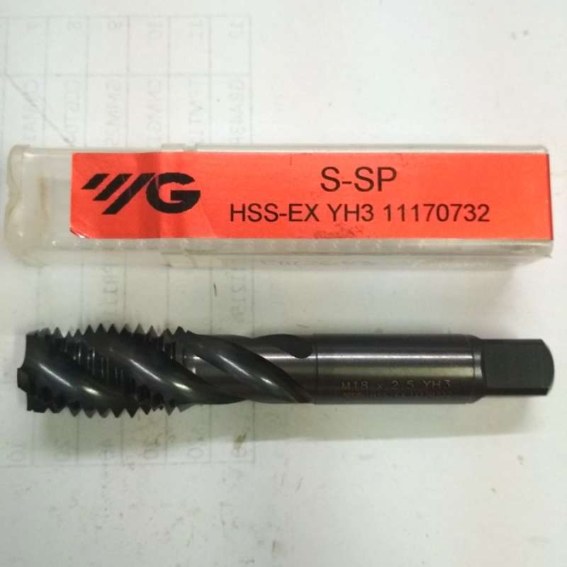 Jual Hss-e Mesin Tap M18 X 2.5 Sp Yh3 T1112653 Oryginal Yg-1korea Di Seller Mba Ayu - Tugu ...