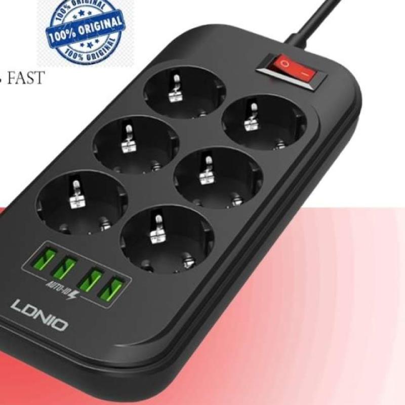 Jual Stop Kontak Usb Ldnio Se6403 6 Power Socket 4 Port Usb Fast Charging Kode Br03 di Seller ...