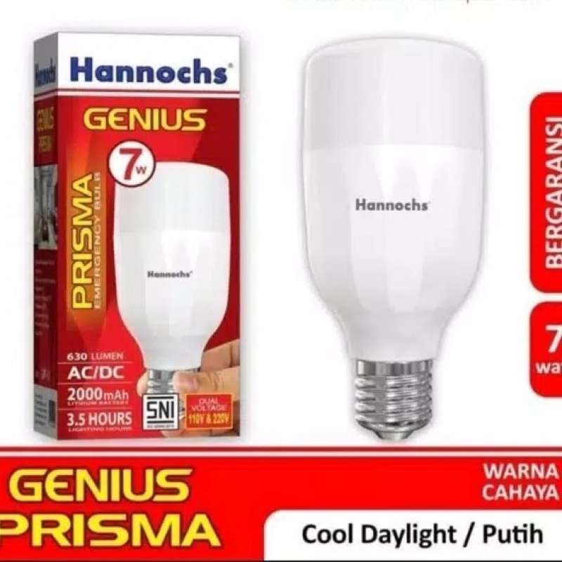 Promo Lampu Led Hannochs Genius Prisma 7Watt Hannochs Led Emergency ... Promo Lampu Led Hannochs Genius Prisma 7Watt Hannochs Led Emergency ...