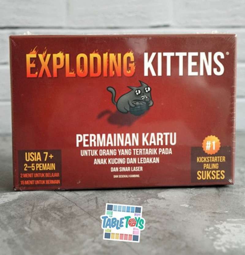 Promo Exploding Kittens Original (bahasa Indonesia) Card Game | Board ...