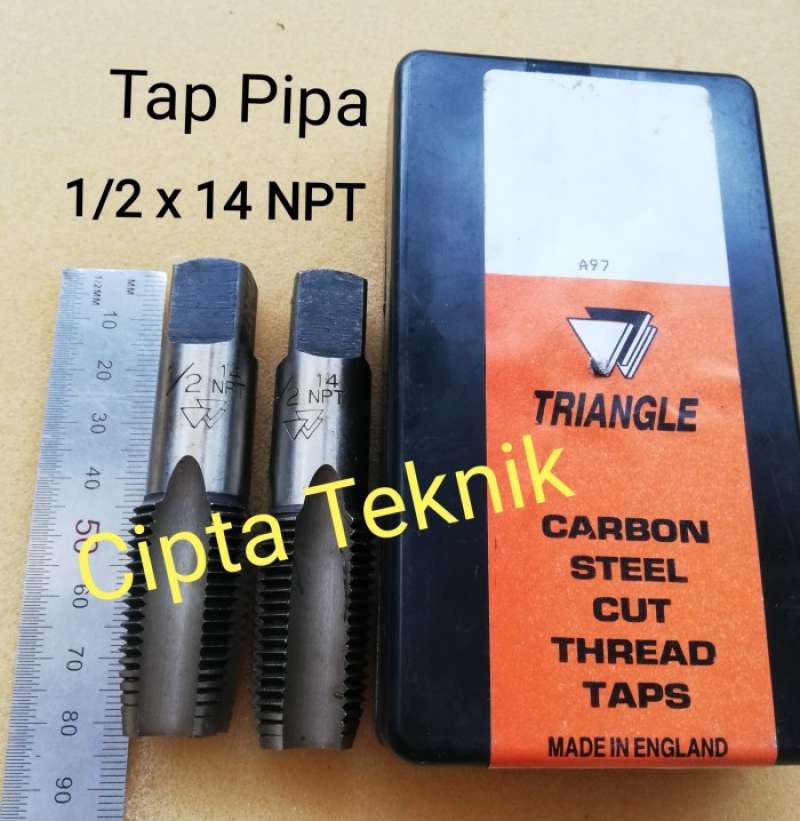 Promo Hand Tap Pipa 1/2inchi X 14 NPT Triangle - Tap pipa 1/2x14 NPT Diskon 27% di Seller Sodi ...