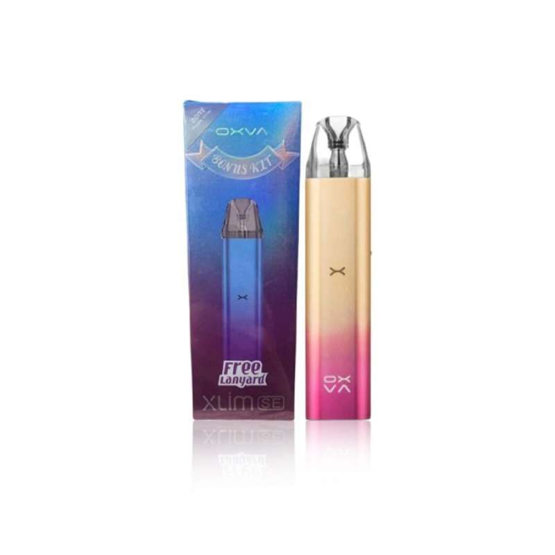 Promo Oxva Xlim Se V2 Pod Kit 25W 900Mah Xlim Se Authen Oxva - Gold ...