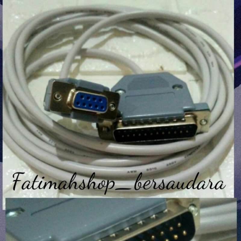 Promo Kabel Printer Serial Rs232 Db9 Female To 25pin Male Epson Tmu 5 ...