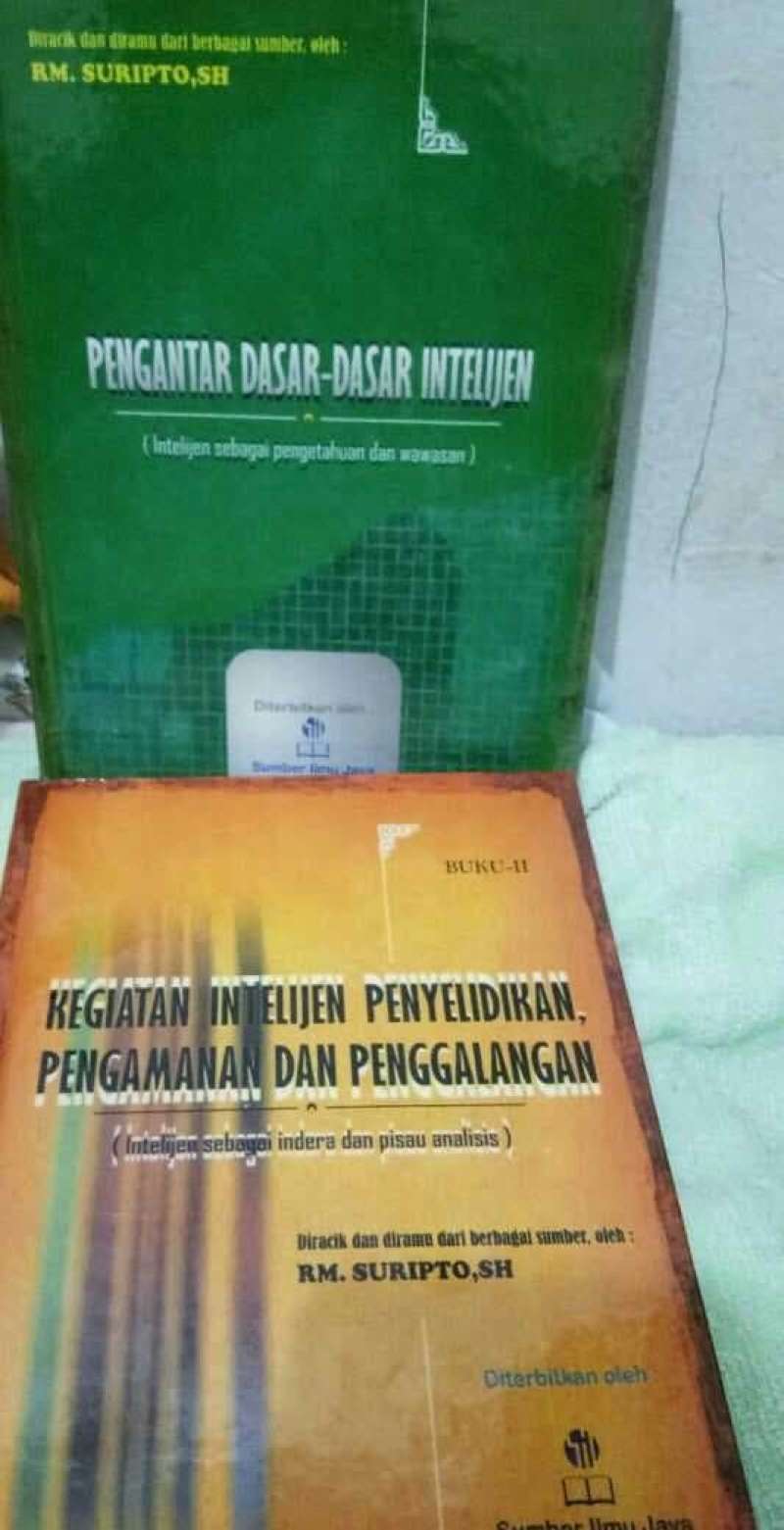 Promo Pengantar Dasar Dasar Intelijen Buku 1 Dan 2.hc Diskon 23% Di ...