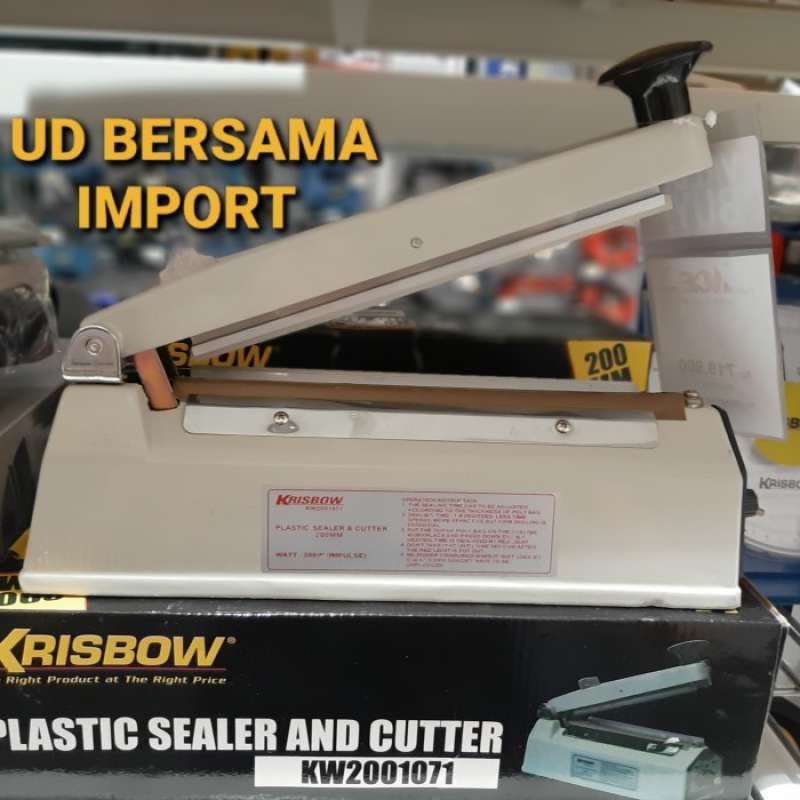 Promo krisbow mesin sealer plastik sealer cutter plastik ORIGINAL ...