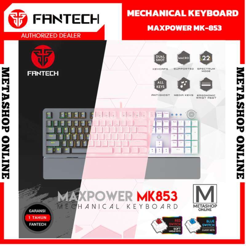 Promo Fantech Maxpower Mk853 Mechanical Keyboard Gaming Rgb Diskon 5% ...
