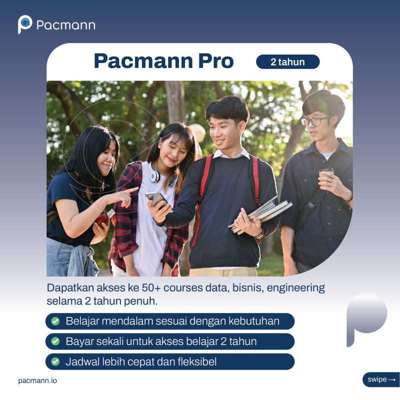 Promo Pacmann Ai - Pacmann Pro - 2 Tahun Diskon 71% di Seller Pacmann AI - Cilandak Timur, Kota ...