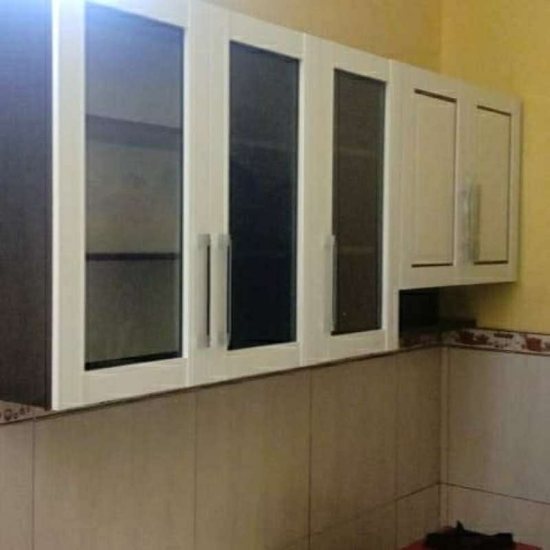 Promo Rak Piring Lemari Gantung Atas Kitchenset Atas 5Pintu Uk. 197 Cm ...