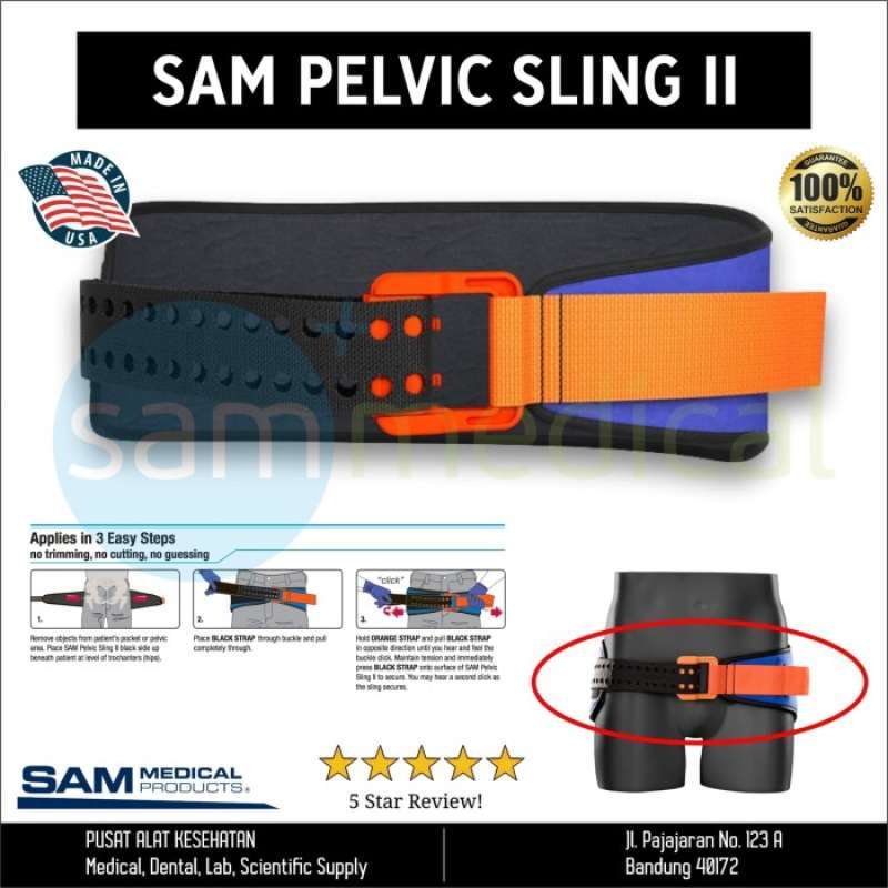 Jual SAM Pelvic Sling II Pelvis Pinggul Supporter Tulang ( ORIGINAL), Ukuran Standar di Seller ...