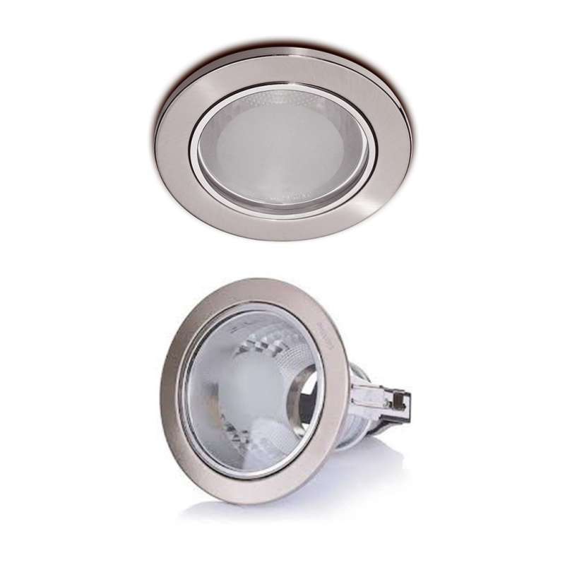 Jual Fitting Lampu Rumah Downlight Philips Warna Silver Warna Putih ...