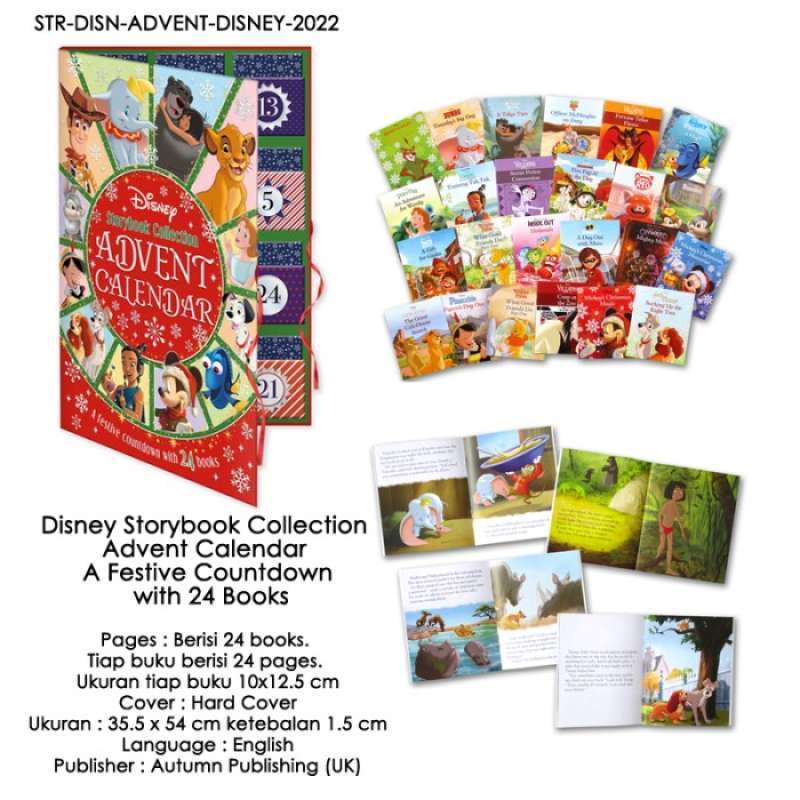 Jual Disney Storybook Collection Advent Calendar - A Festive Countdown ...