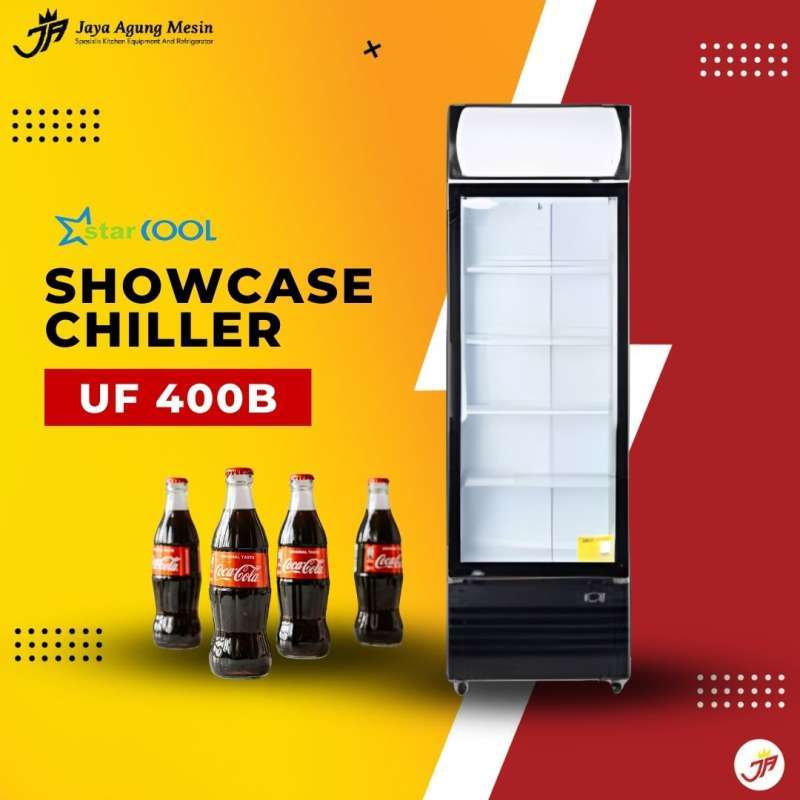 Jual STARCOOL Showcase Chiller 1 pintu UF-400B / Single Door pendingin ...