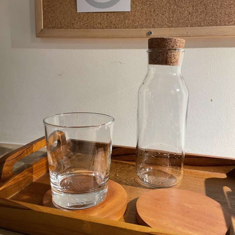 Jual Botol Kaca Penutup Gabus Isi 500 Ml Botol Air Best Seller Kendi Ai ...