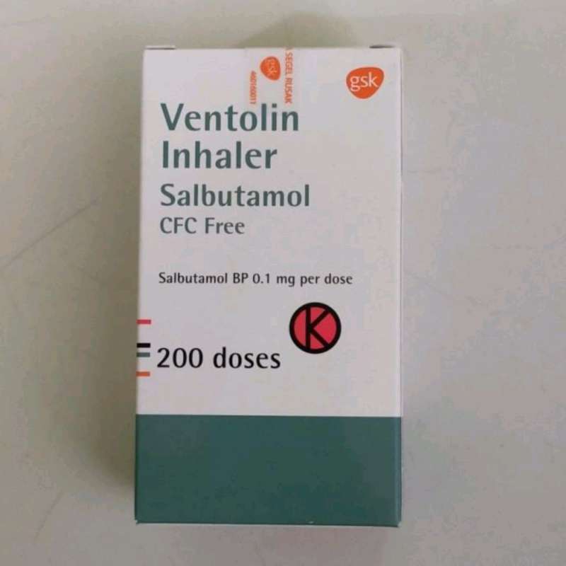 Jual Ventolin Inhaler 200 Doses Per Box Di Seller Apotek Balanak - Kayu ...