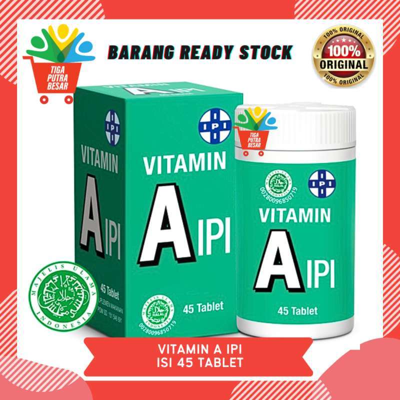 Jual Vitamin A Ipi Isi 45 Tablet Di Seller Tiga Putra Besar - Cibatu-2 ...