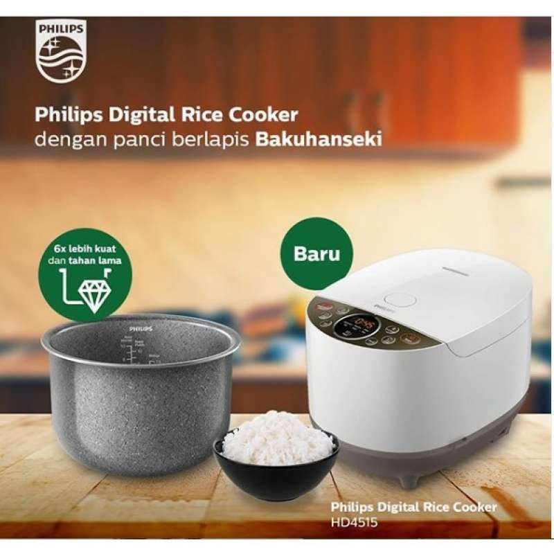 Promo Philips Magic Com Hd 4515 - Hd4515 Rice Cooker Digital 1,8l Fuzzy ...