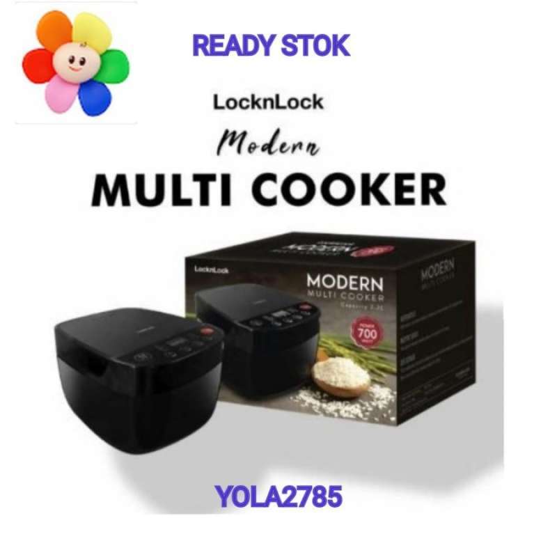 Promo Lock N Lock Modern Multi Rice Cooker 2.2 L 2.2l Locknlock ...