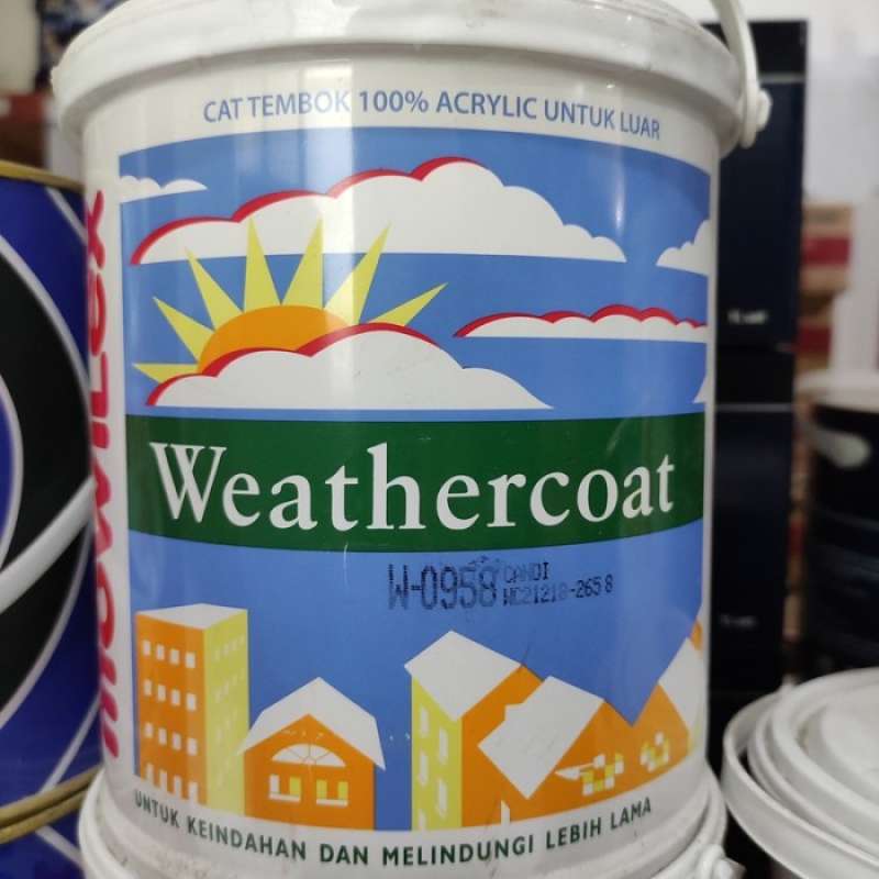 Promo MOWILEX WEATHERCOAT 2.5LT [ GALON ] / CAT MOWILEX / CAT TEMBOK ...