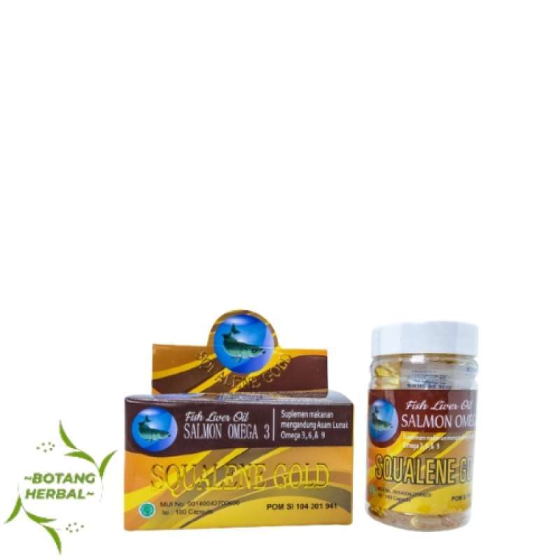 Jual Squalen Gold / Fish Liver Oil Salmon Omega 3 Squalene Gold -box ...