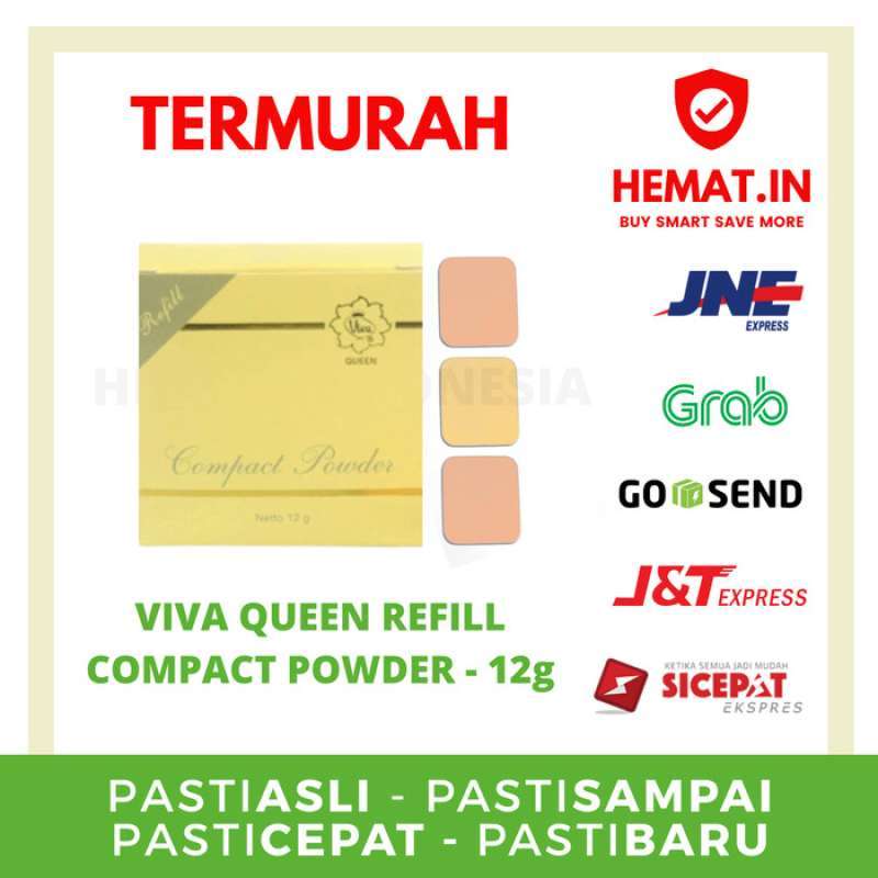 Promo VIVA QUEEN REFILL COMPACT POWDER BEDAK PADAT - 12g Diskon 23% di ...