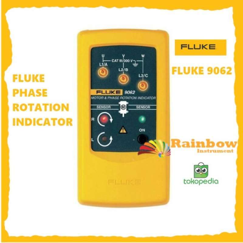 Promo Fluke 9062 Motor rotation indication dan Phase rotation Indicator ...