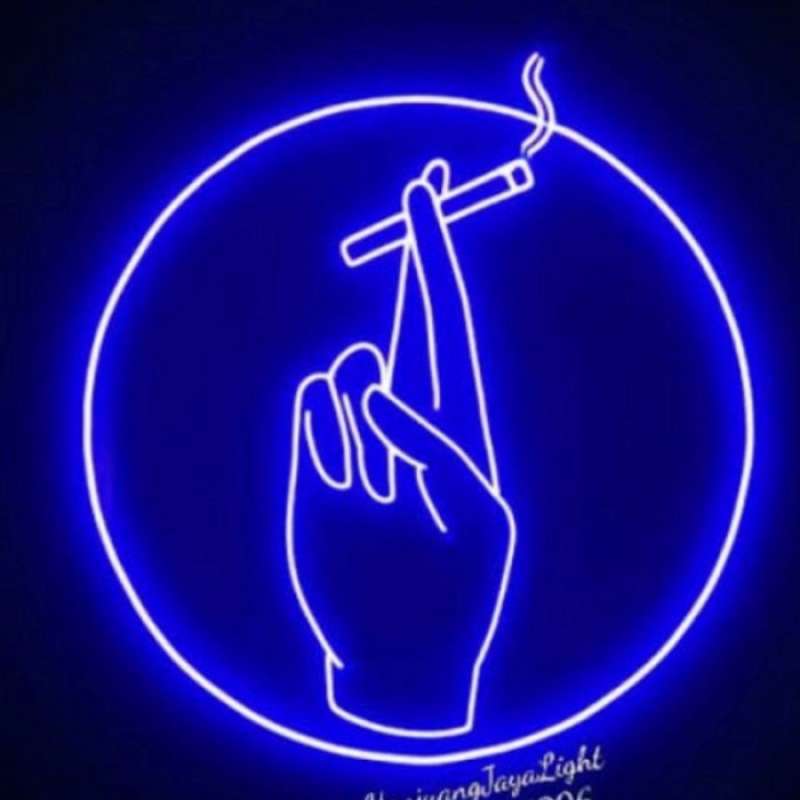 Promo lampu LED Neon Text logo lingkaran dan tangan pesanan kak Fiko ...