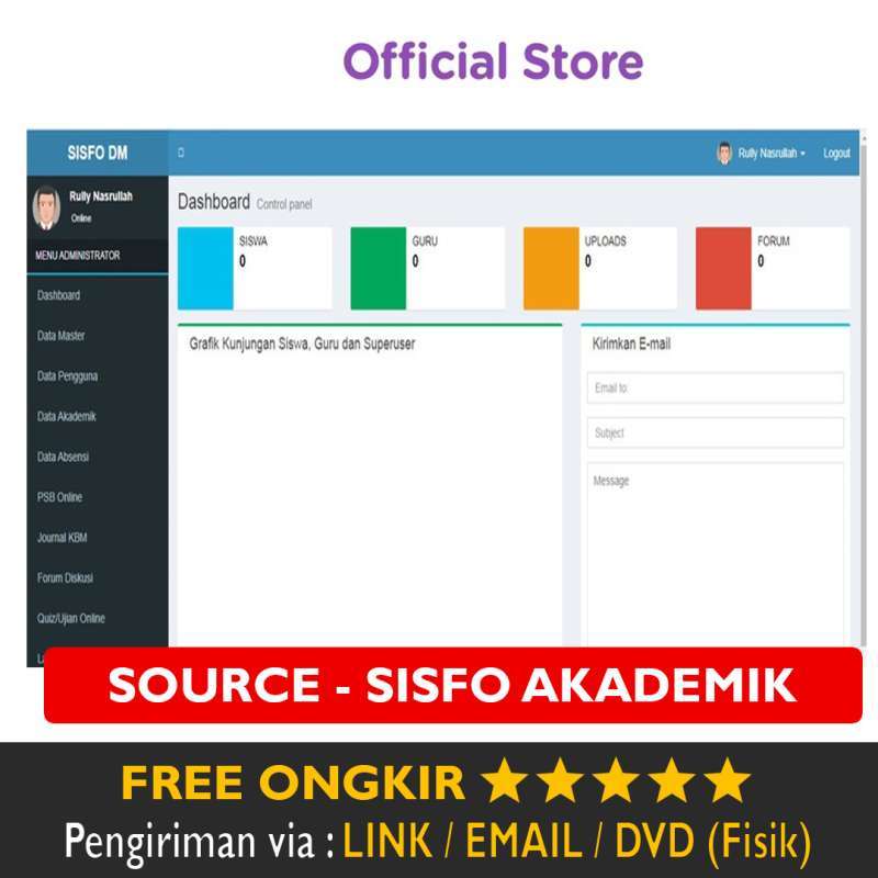 Promo Source Code Sistem Informasi Akademik Sekolah SIAKAD - SISFO ...
