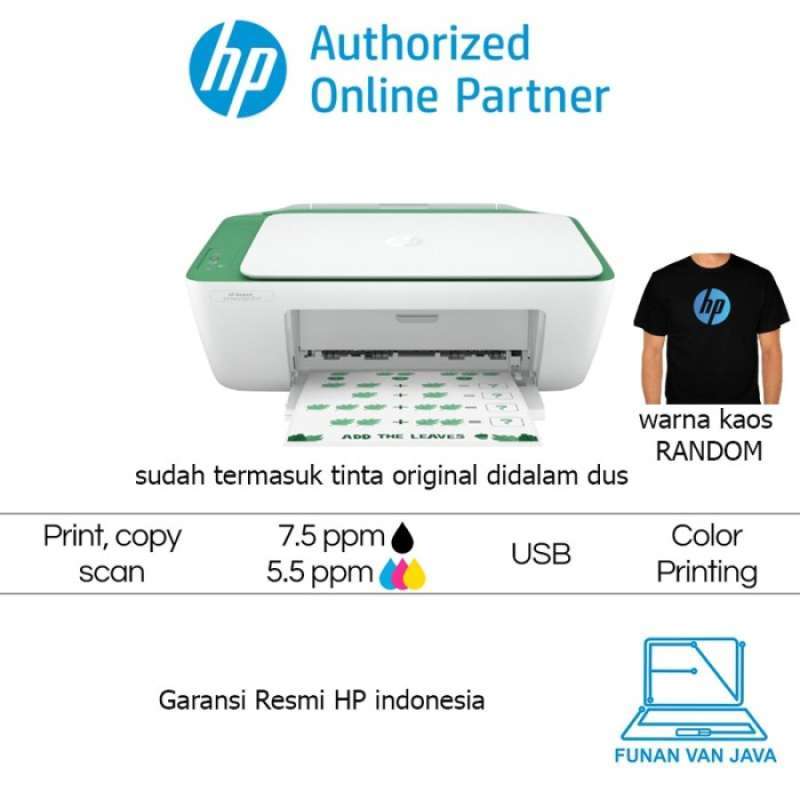Promo HP Printer DeskJet Ink Advantage 2337 All in One Palm / hijau ...