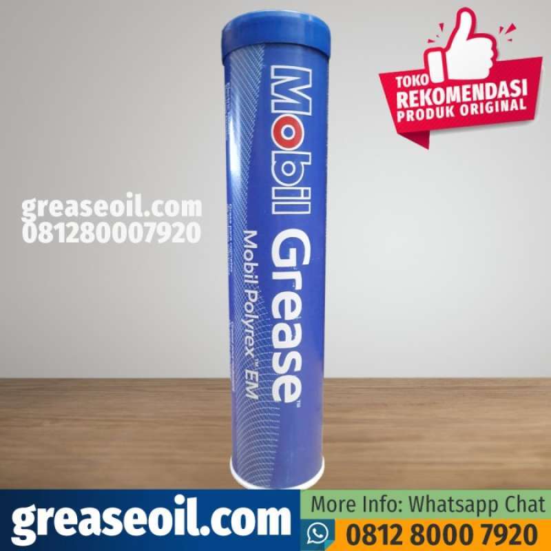 Promo MOBIL POLYREX EM Grease Polyurea 390 Gr Tube / Cartridge Diskon ...