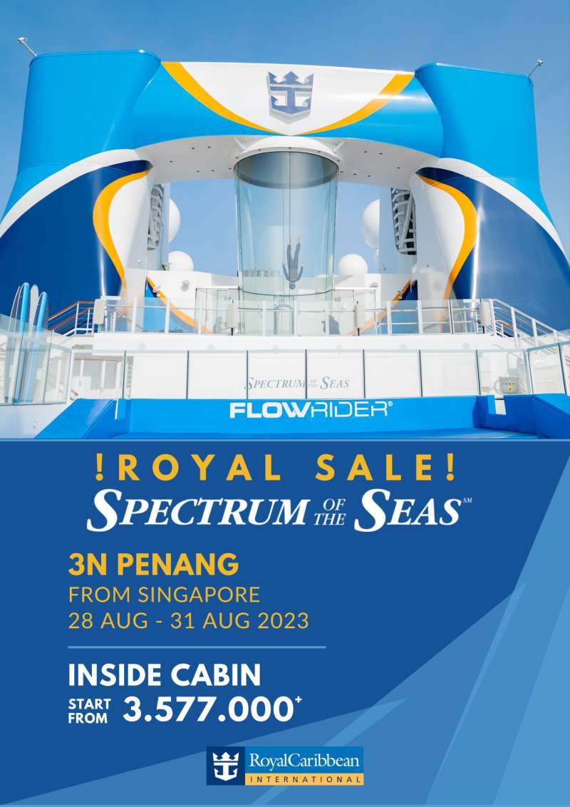 Jual Royal Caribbean Cruise (spectrum Of The Seas) Cruise 4day Singaporee-penang 2023-2024 ...