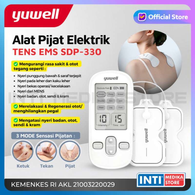Jual YUWELL - Digital Tens SARAF & OTOT SDP 330 Alat Terapi Pijat ...