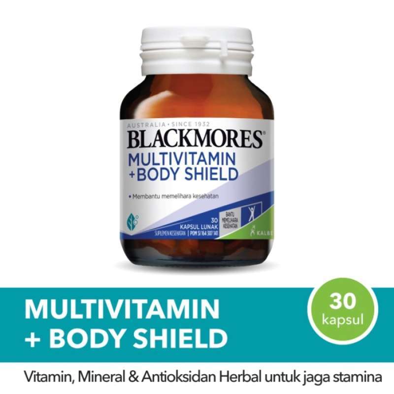 Jual Blackmores Multivitamin+body Shield (30 Dan 80 Kapsul) Di Seller Zebaa Shop - Wanasari, Kab ...