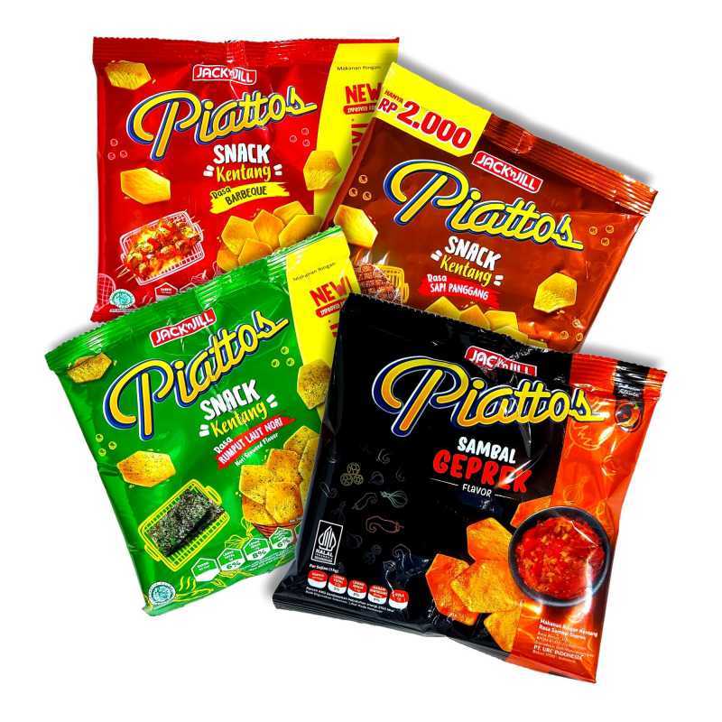 Jual Bikin 'nagih' Gurih-nya Piattos Snack Kentang 15 Gram Mau Lagi ...