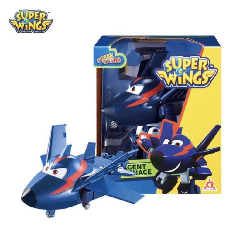 Jual Auldey Super Wings Change Em Up - Agent Chace (big Figure) Di ...