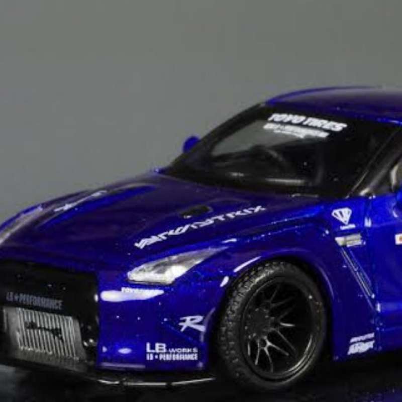 Jual Minigt Mini Gt Nissan Gtr Candy Blue Lb Works Mijo Exclusives 1/64 ...