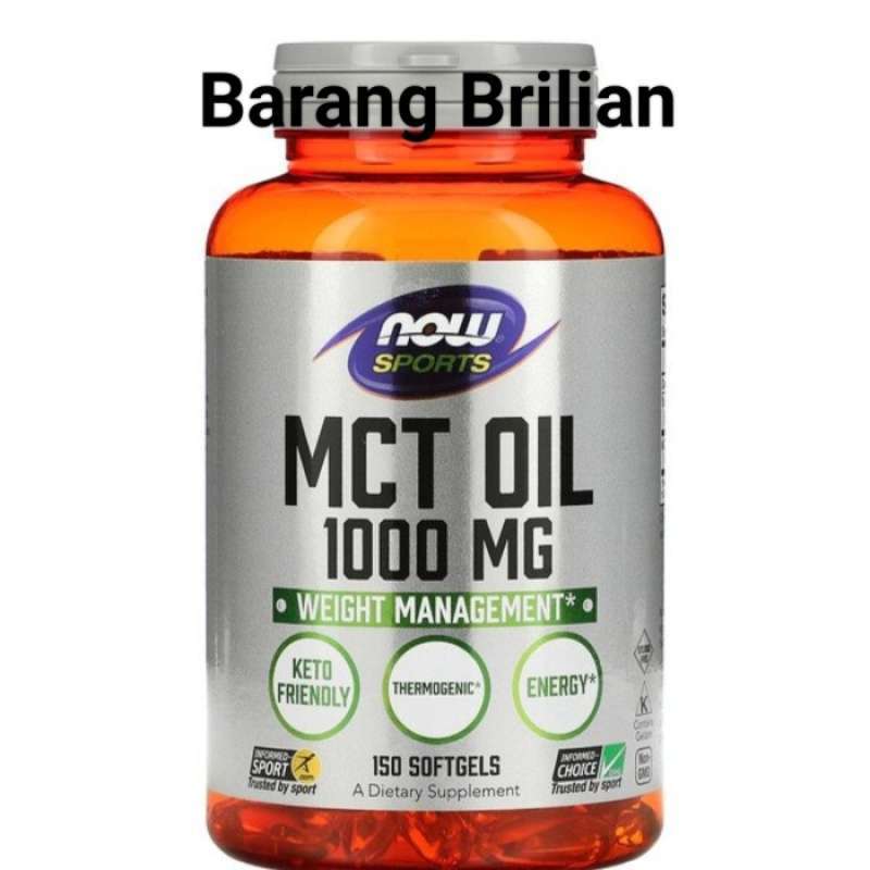 Jual Now Sports Mct Oil 1000 Mg 150 Softgels Di Seller Onic Shop ...