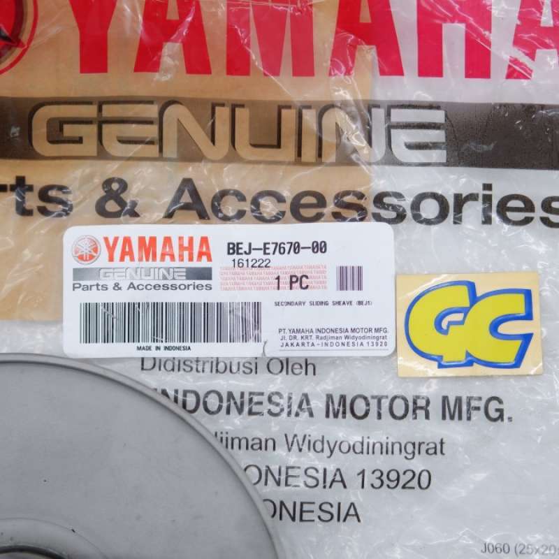 Jual Secondary Sliding Pully Cewe Yamaha Fazzio, Grand Filanno di ...