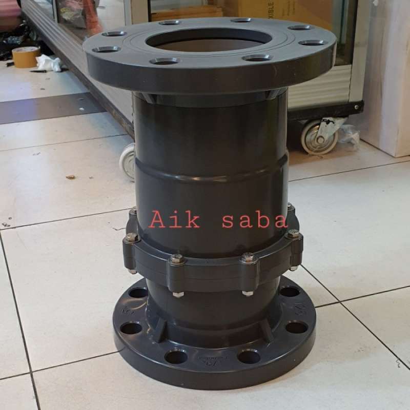 Promo 4 inch Swing check pvc flange jis 10k / swing check valve pvc LD ...