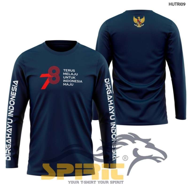 Jual kaos 17 agustus 2023 logo resmi HUT RI ke 78 baju kaos agustusan - Merah, XXL di Seller ...