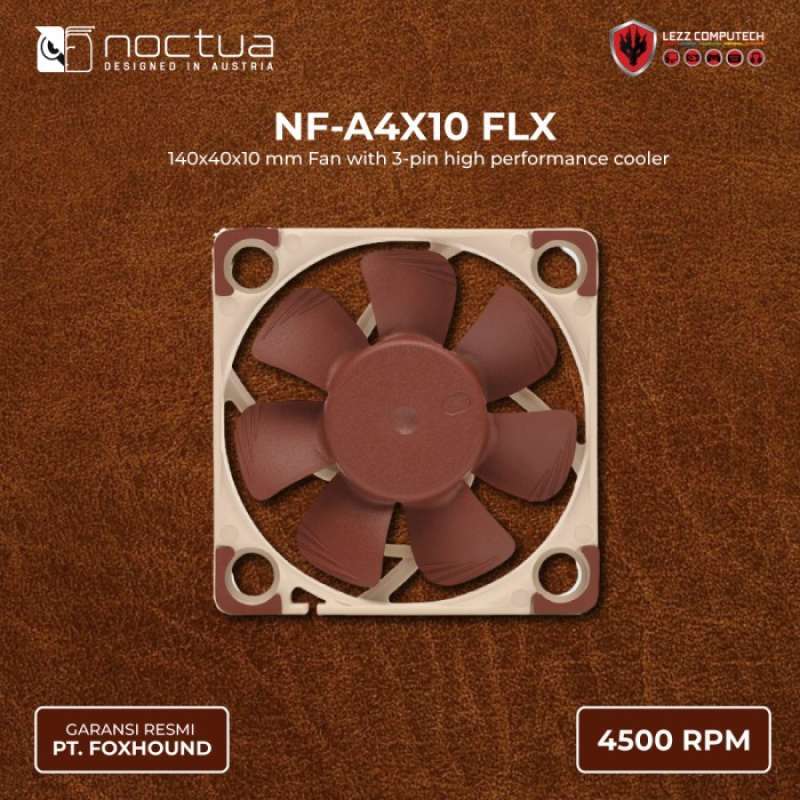 Promo NOCTUA NF-A4x10 FLX | 3-PIN 4500RPM Quiet Fan Diskon 23% di ...