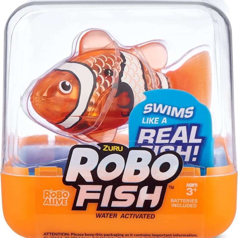 Promo Zuru Robo Alive Robo Fish S2 Color Chnage Robotic Fish Water ...