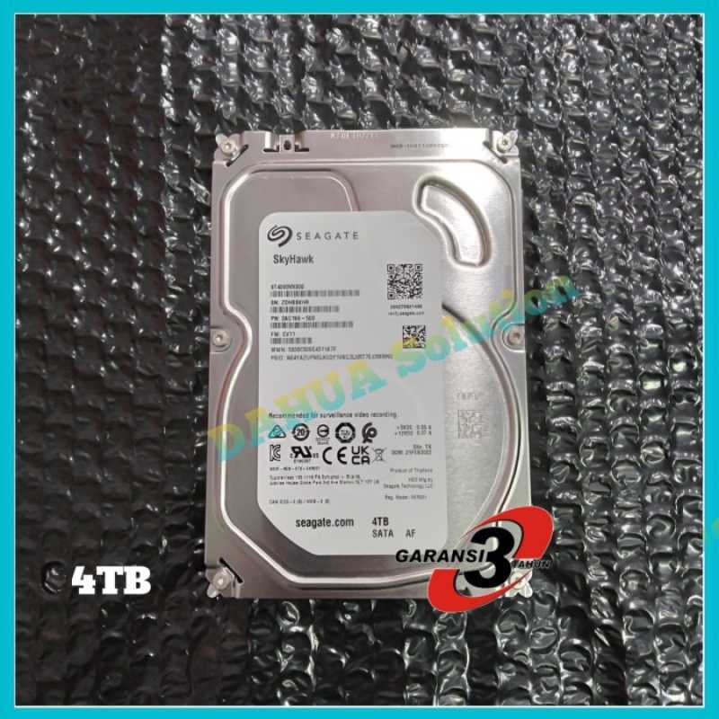 Promo Hardisk 4TB Seagate Skyhawk HDD 4TB Internal Surveillance SATA 3. ...