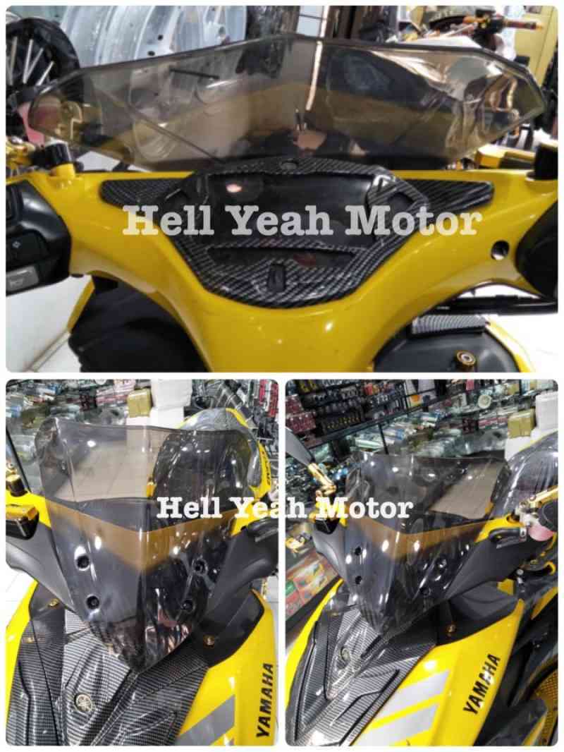 Promo Windshield Nemo 2 Tone Yamaha Aerox 155cc Winsil / Visor Motif ...